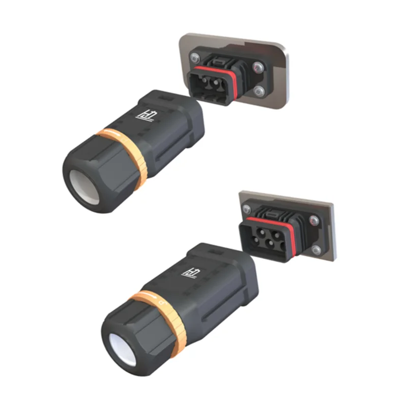HD 65A 5 Pin IP68 10KW Household Hybrid Inverter AC Connectors Factory ...