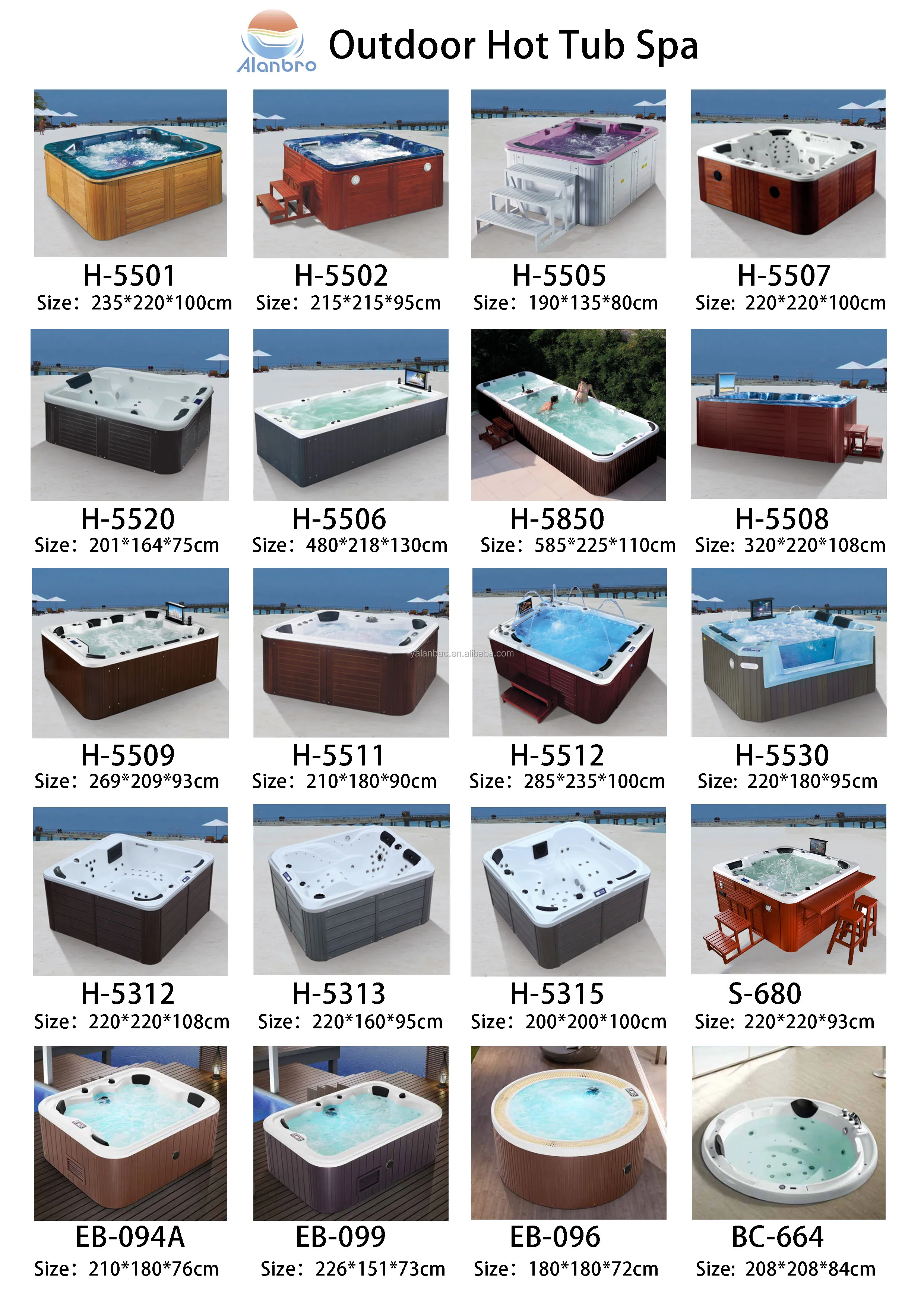 Large Hot Tub Spa Inflatable - Modern Outdoor Whirlpool