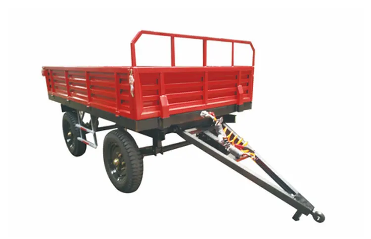 Single Axle 2 Wheel Trailer For Walking Tractor - Buy Farm Tractor ...