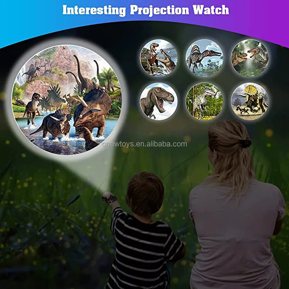 24 Dinosaur Projection Patterns - Educational Toys for Kids