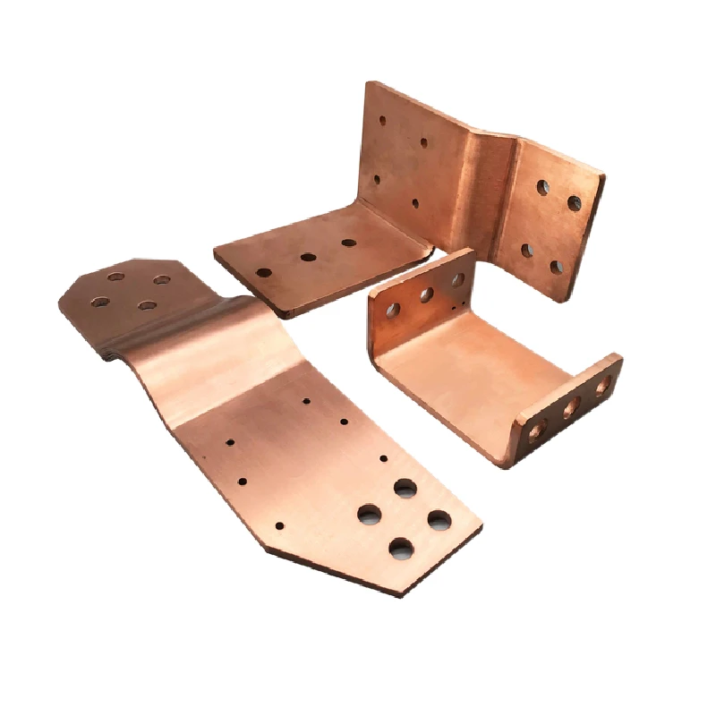 Customized Copper Bar Custom Flexible Laminated Copper Foil Busbar For ...