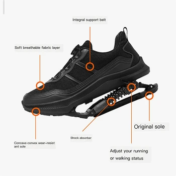 Gen 2 Top Fitness Mechanical Running Shoes Breathable Sneakers Shock ...