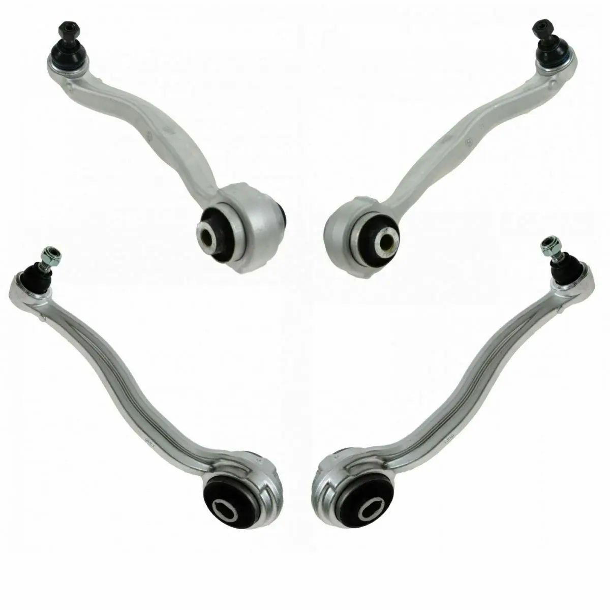 Front Upper & Lower Control Arm W/ Ball Tie Rod Stabilizer Joint Kit ...