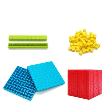 Blocks Introduction To Decimal Quantity Plastic Decimal 121 Pieces ...