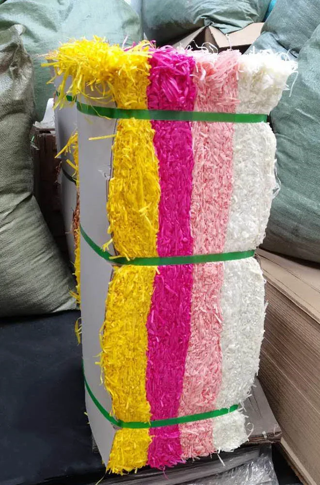 Luxury Custom 1kg Parcel Pink Colorful Packing Gift Box Shredded Tissue ...