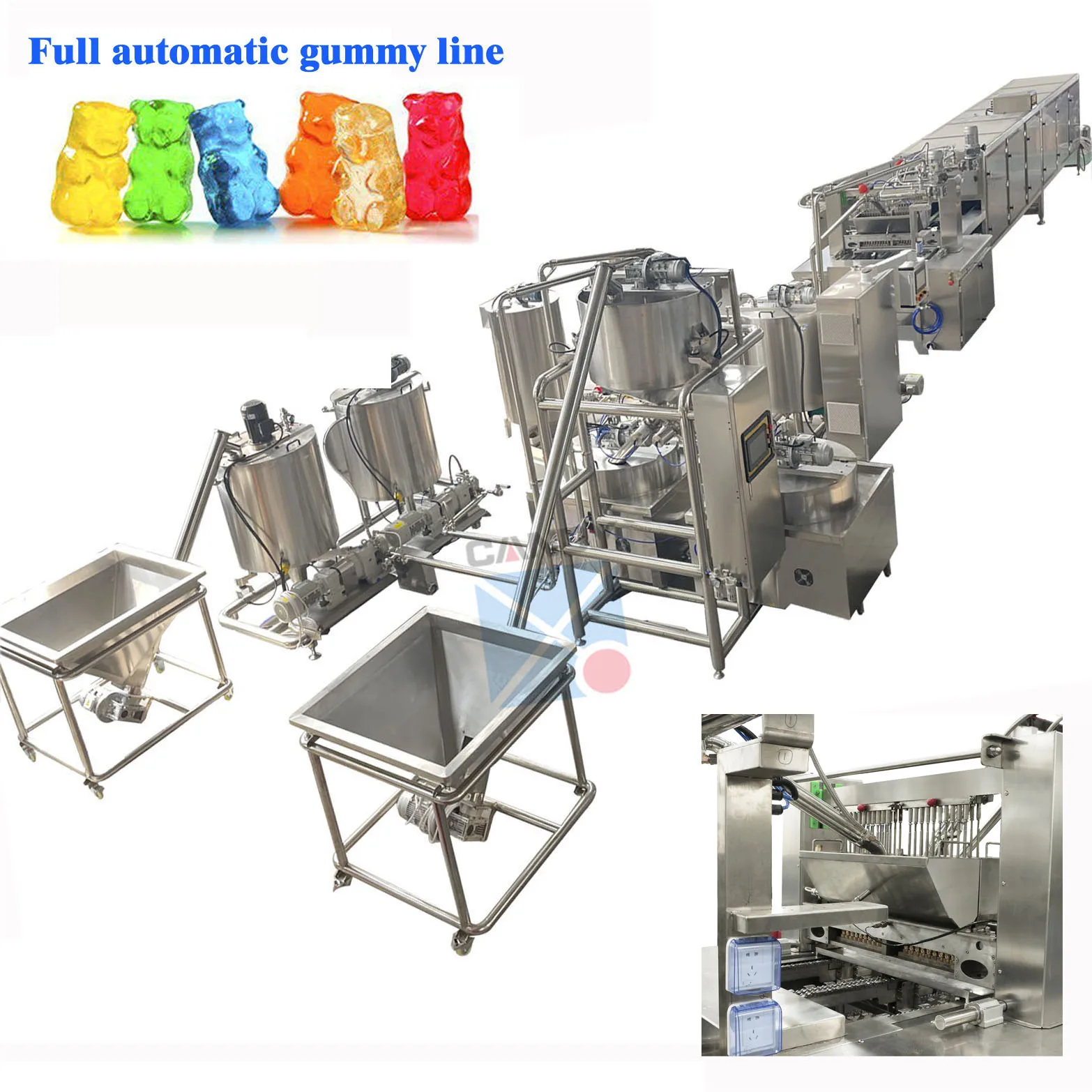 Automatic Commercial Jelly Candy Machine - Gummy Making