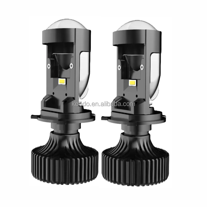 2022 Led Headlight H4 H7 Mini Projector Bi-led Lens Bulbs 6000k ...