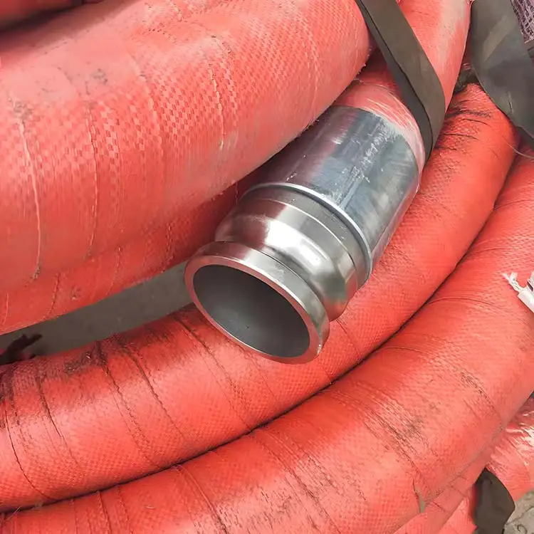 DN150 Flexible Concrete Pump Hose / Cement Hose / Gunite Rubber Hose ...