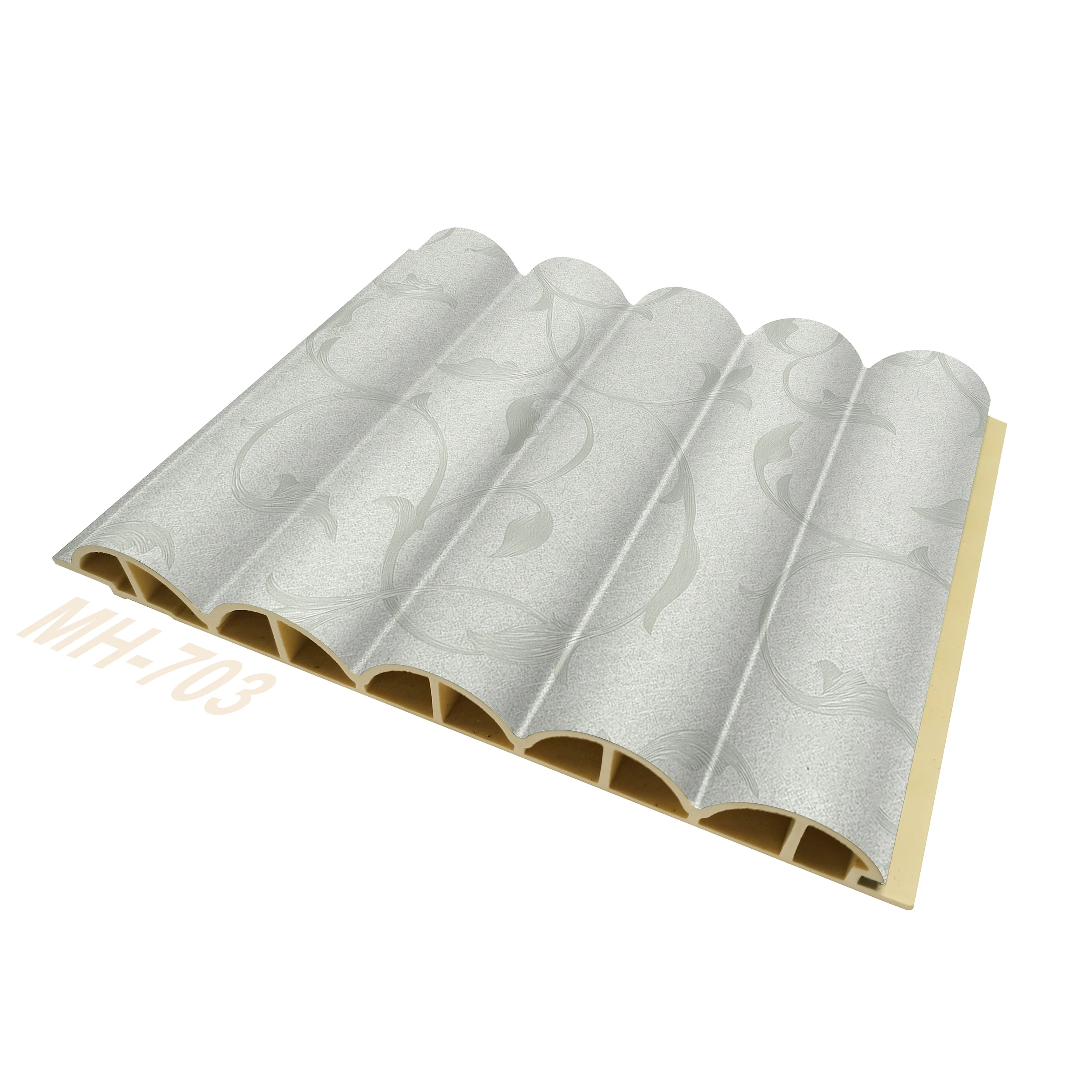 Hollow Wpc Wall Panel Round Fluted Panel Acoustic Panels For Wall - Buy ...