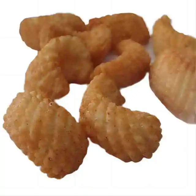 "traditional Chinese Snack: Crispy Fried Rice Crackers With Squid ...