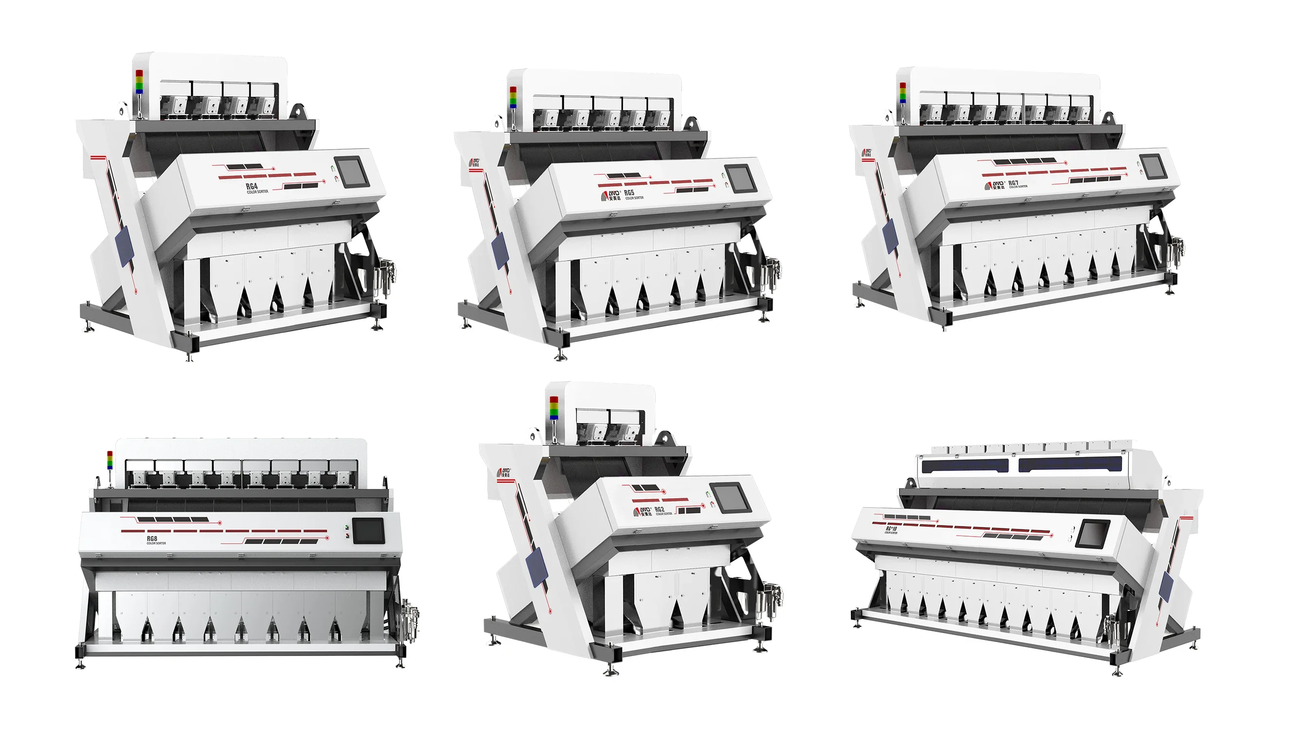 Amd Rg10 Rg Series Color Sorter Machine Intelligent Rice Color Sorting ...