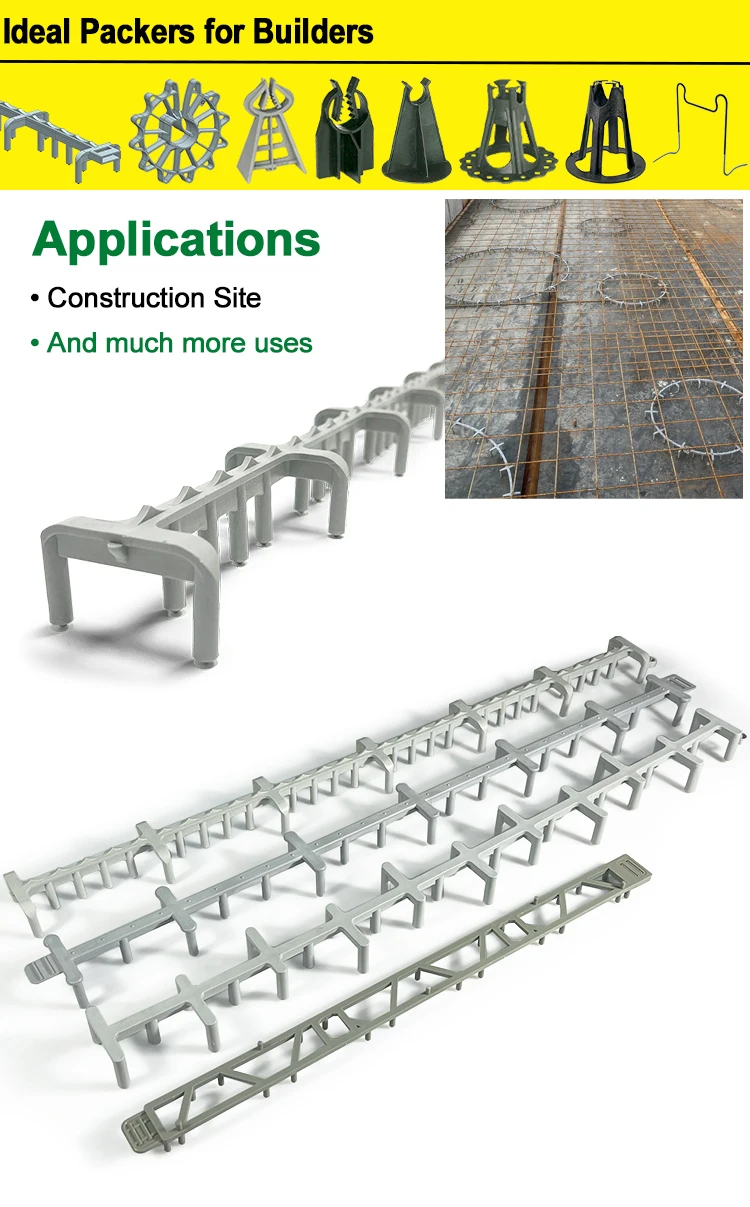 Woshun 1" - 3" 25mm - 75mm Plastic Ladder Chair Spacers With Pointed ...