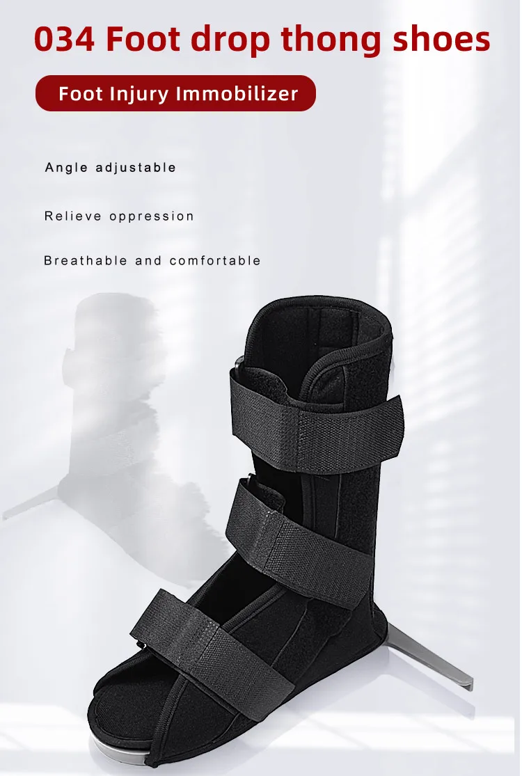 Adjustable Sports Ankle Fixation Brace Orthopaedic Splint Brace with ...