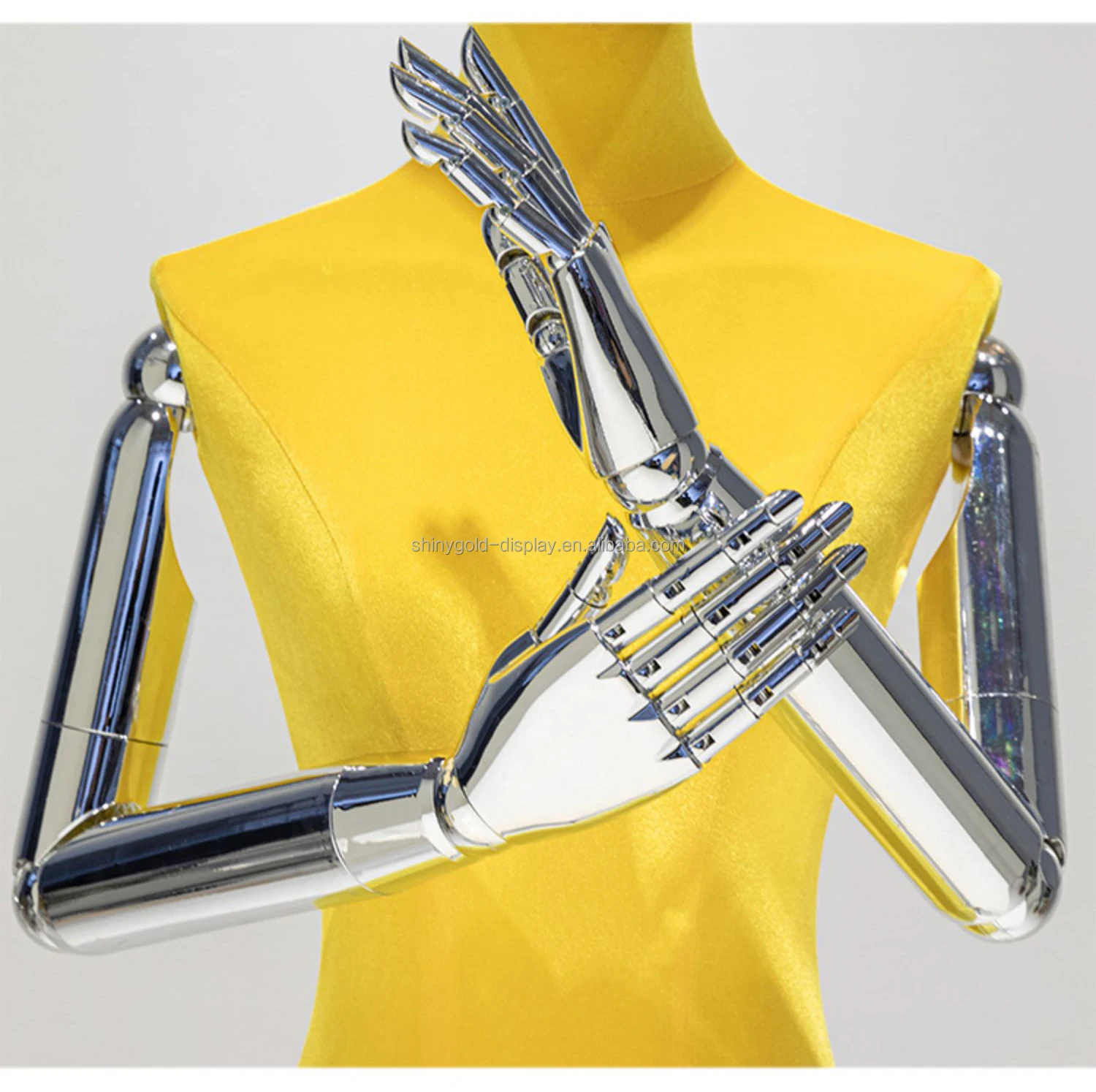 Velvet Half Body Female Mannequin - Perfect for Clothing Display