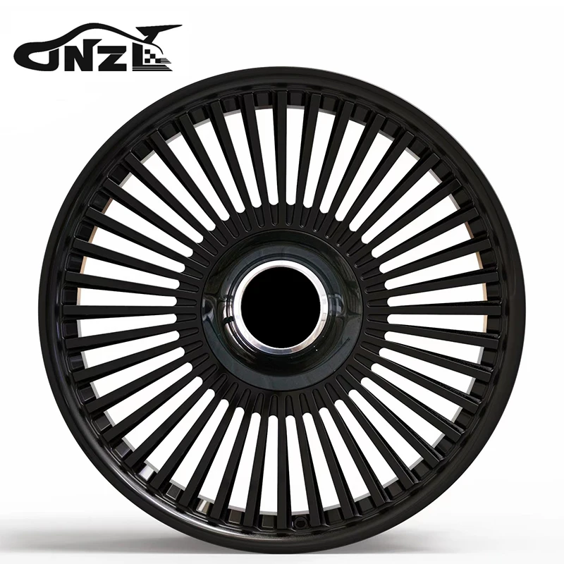 Custom Forged Wheel Rims 5x127 22 Inch 5 Holes Glossy Black Alloy ...