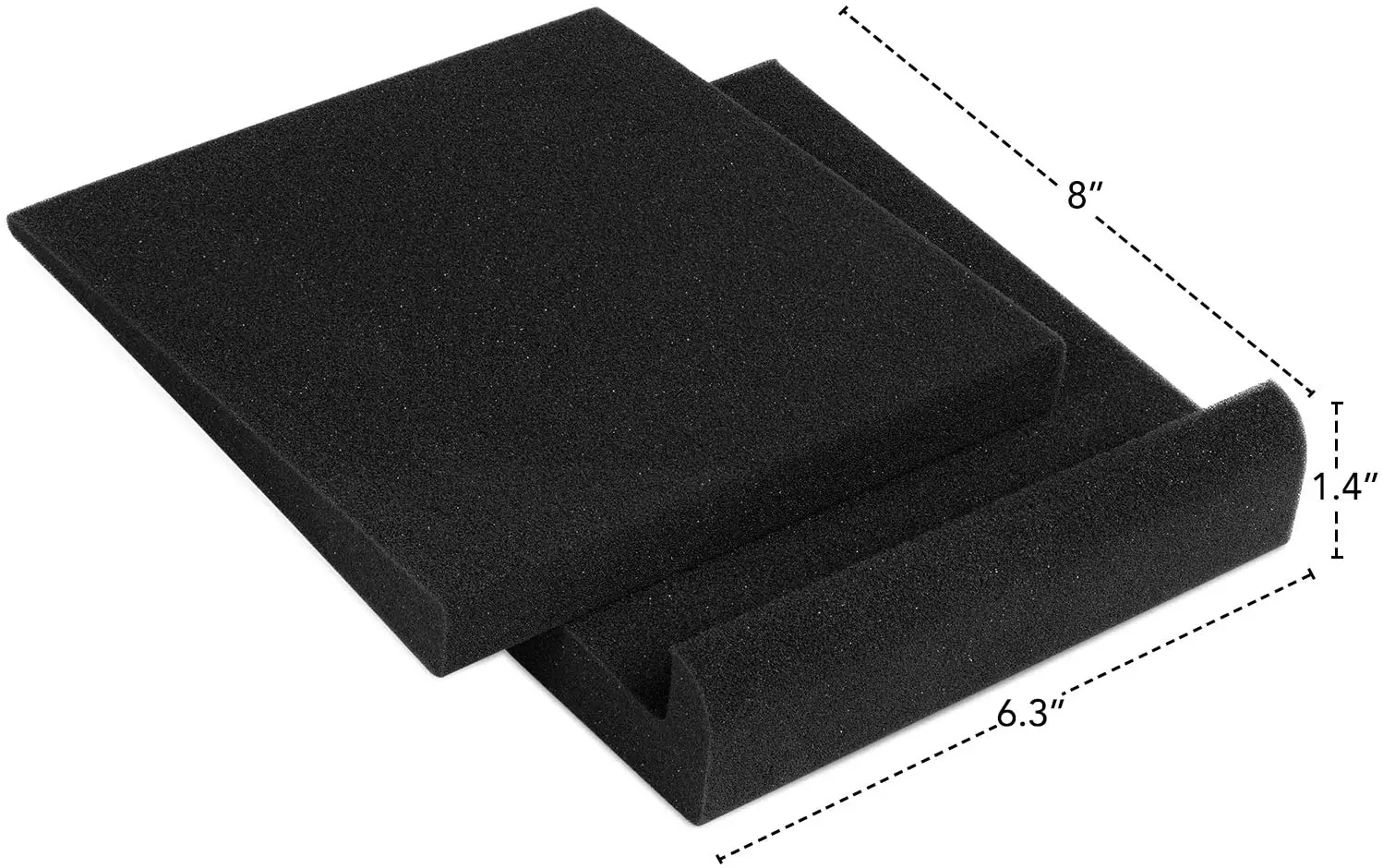 50 Density Acoustic Studio Monitor Speaker Isolation Foam Pads For 12 ...