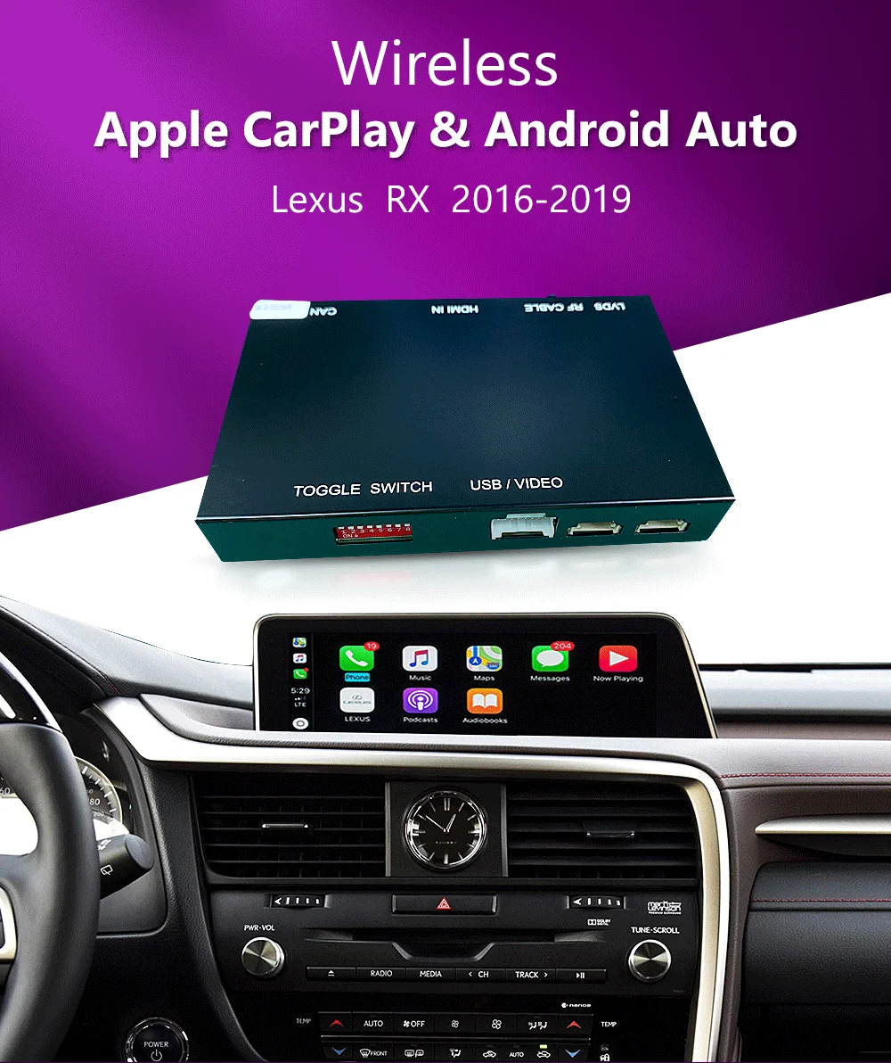 Wireless Apple CarPlay Multimedia Android Auto Interface Decoder for ...