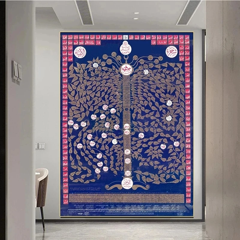 Arabic Calligraphy Art Tree