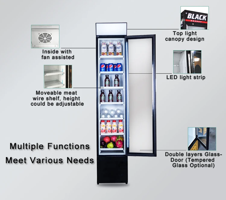 Mini Upright Display Table Top Chiller Showcase Drink Cooler Mini bar ...