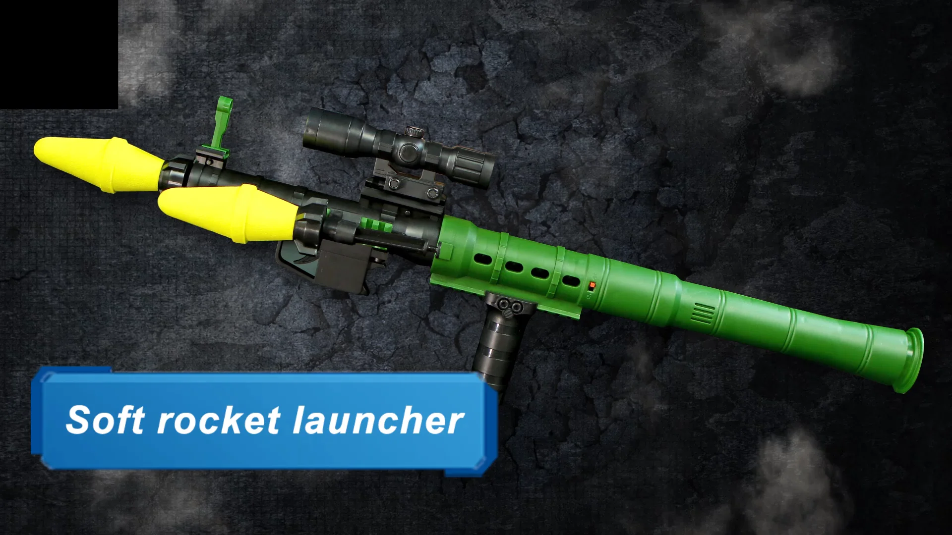 Outdoor Shooting Game Boys Electric Rocket Bomb Bullets Launch Gun Set ...