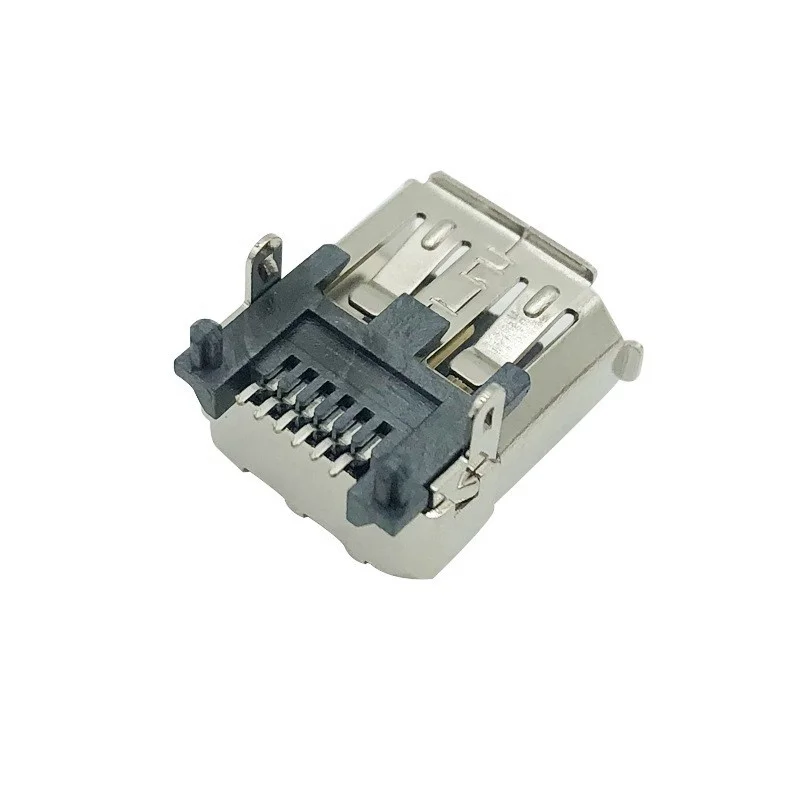 Ieee 1394 Female Socket 6pin Smt Dip Female Seat Board End Connector ...