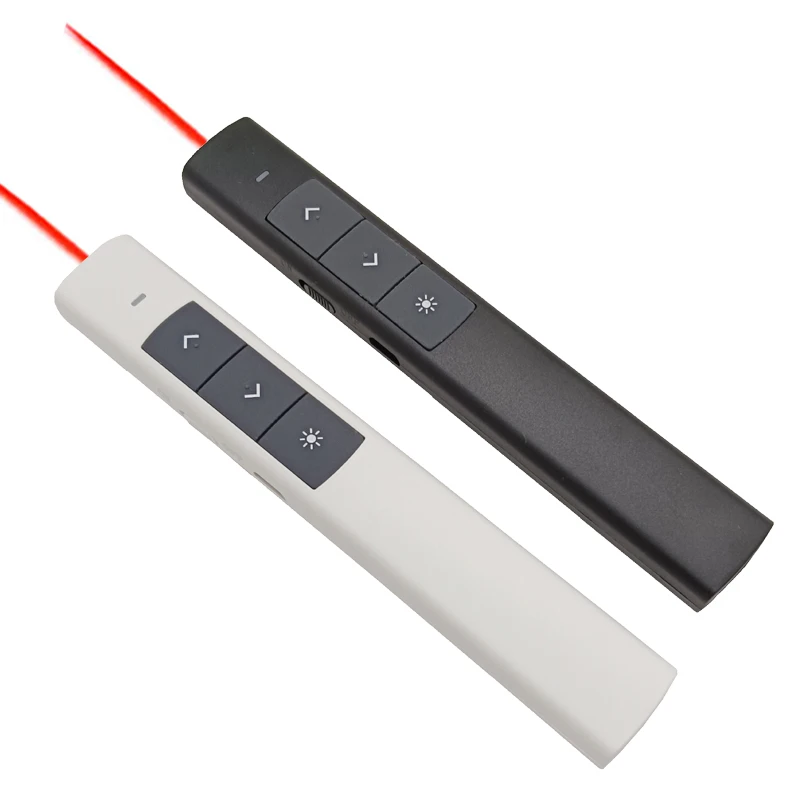 USB Rechargeable Laser Pointer with Red Laser Light Computer Wireless ...