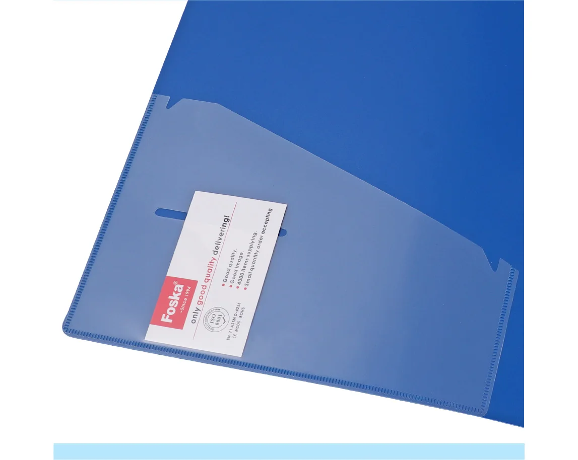 Foska Office Supply - Durable 0.70mm A4 Ring Binder Folders