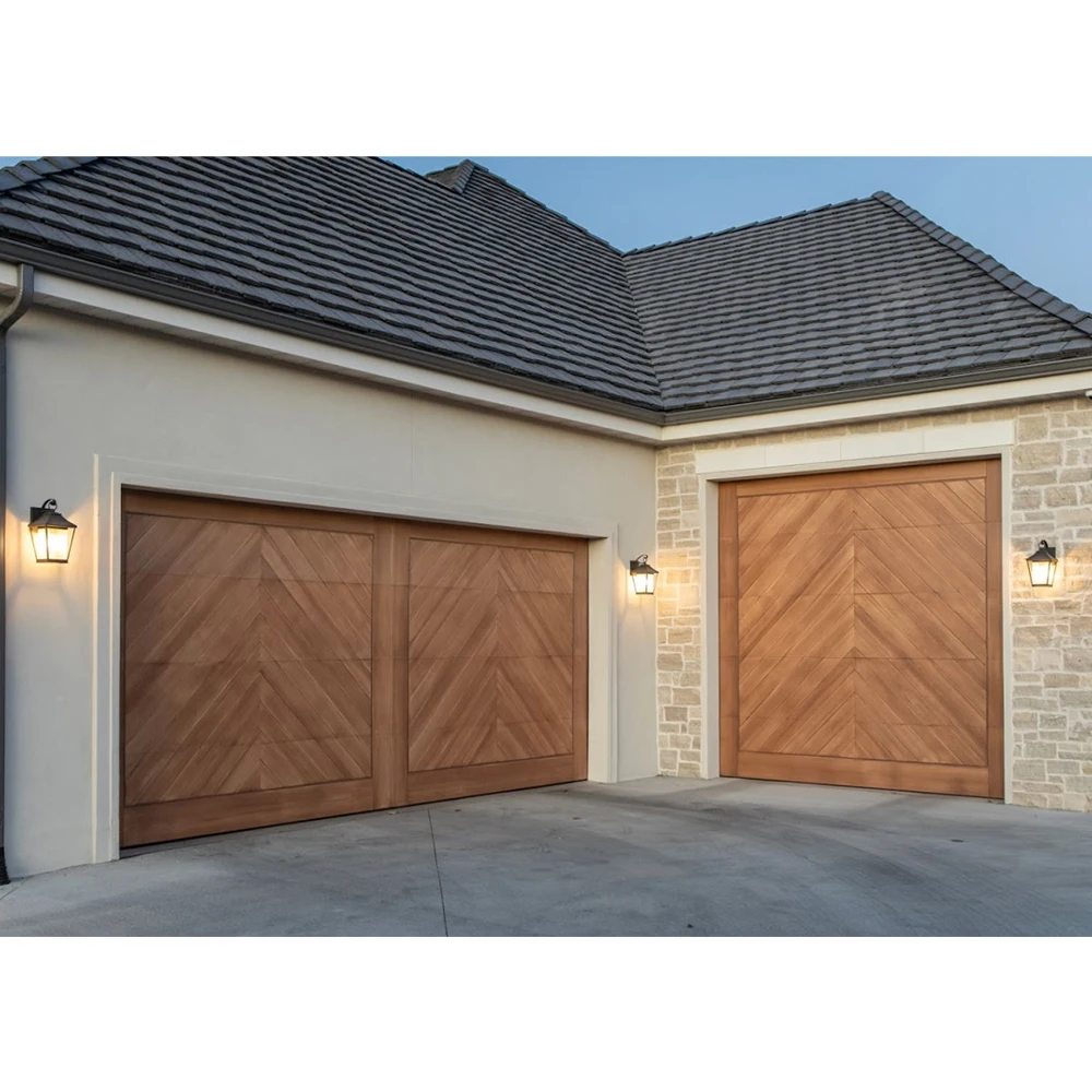 Customized automatic electric garage door over head garage door made of ...