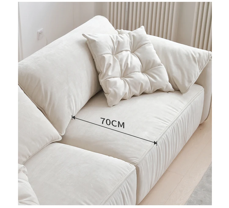 Italian Minimalist Elephant Ear Sofa - Luxury Living