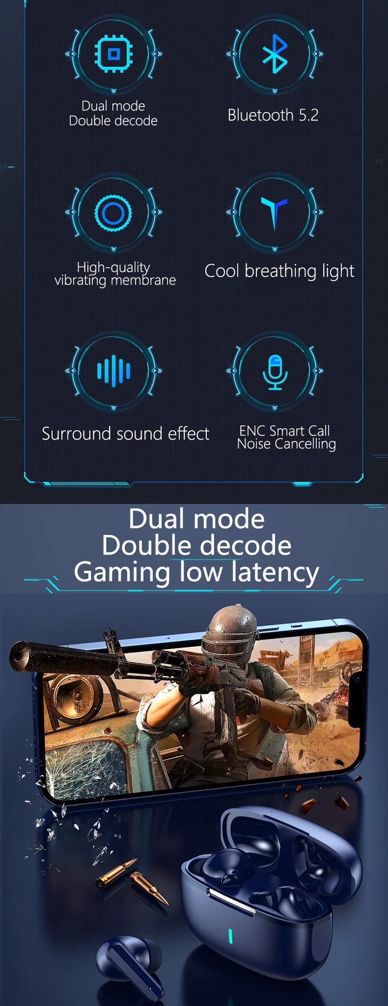 Factory Price Stock Wholesale High Quality Low Latency Microphone Hifi ...