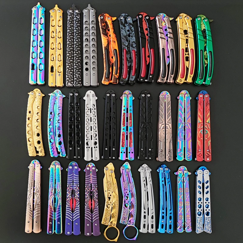 Training Balisong Steel Knife - High-Quality Practice Tool