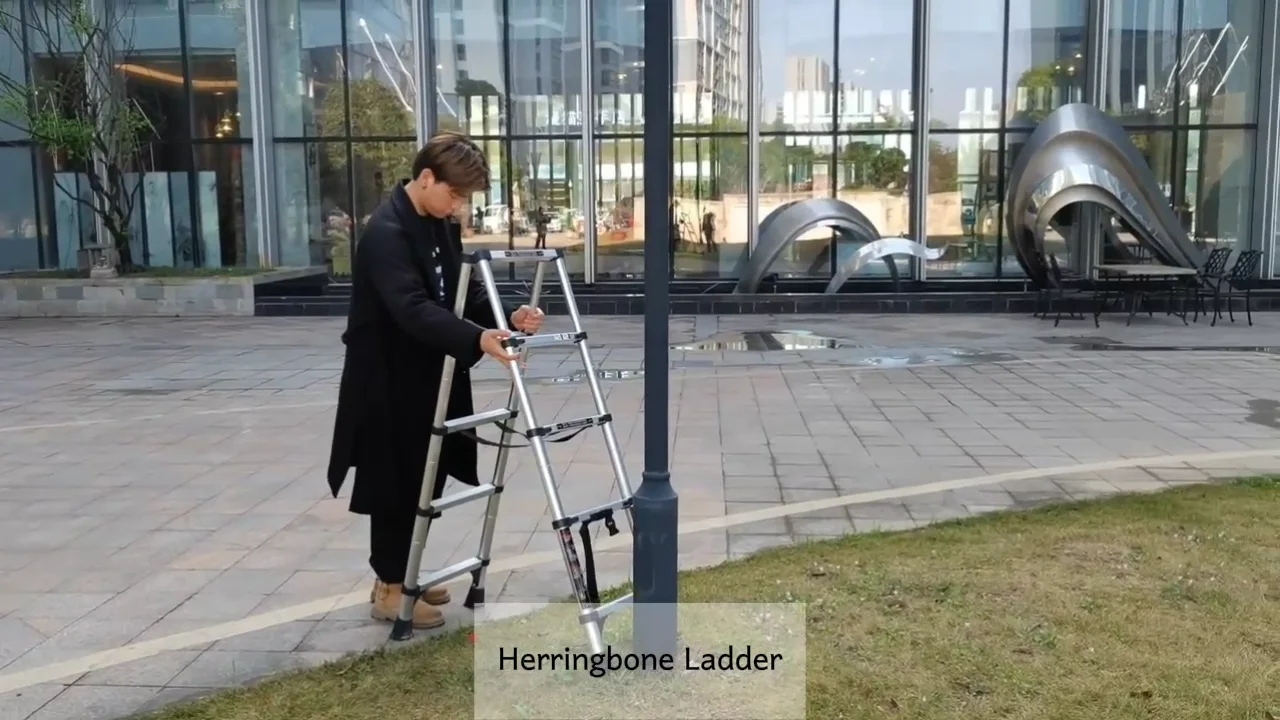 Most Popular High Quality Extendable A Frame Step Ladders Telescopic ...