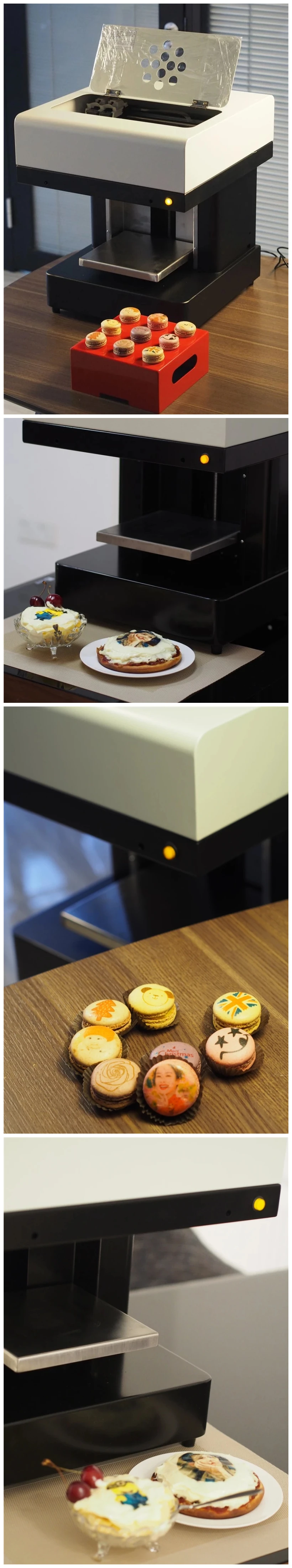 Multi Colorful Coffee Latte Diy Printer Cake Printing Machine With Ink ...