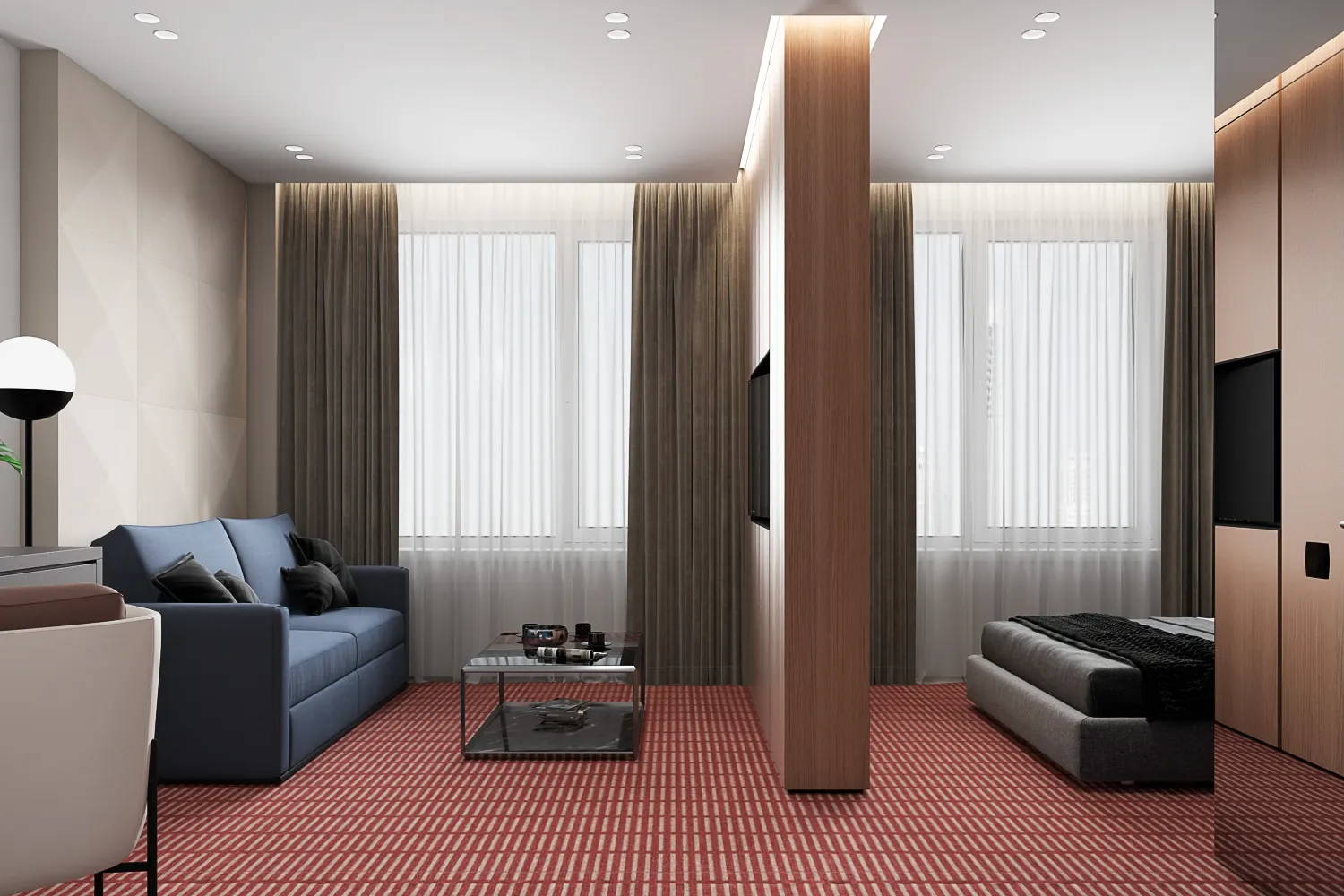 Creation Brand Contemporary Design Hpl Natural Wood Finish Hotel ...