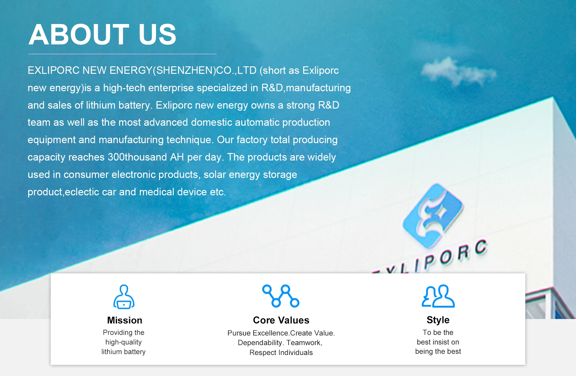 Exliporc New Energy (Shenzhen) Co., Ltd. - Lithium Battery, BMS
