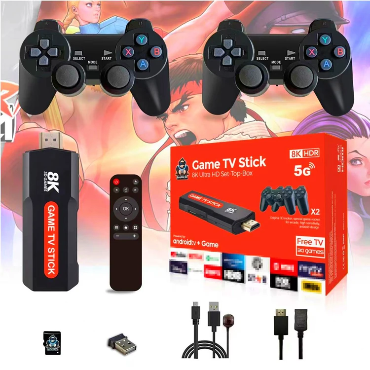 X2 Plus Retro Gaming Console 64gb Video Game Consoles 4k Hd M8 Game ...