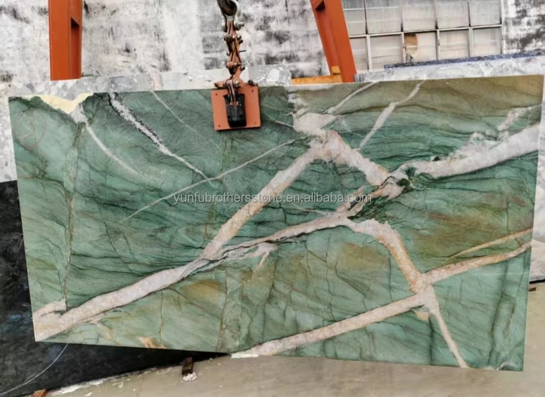 Luxury Natural Stone Brazil Marble Slab Backlit Sodalite Green ...