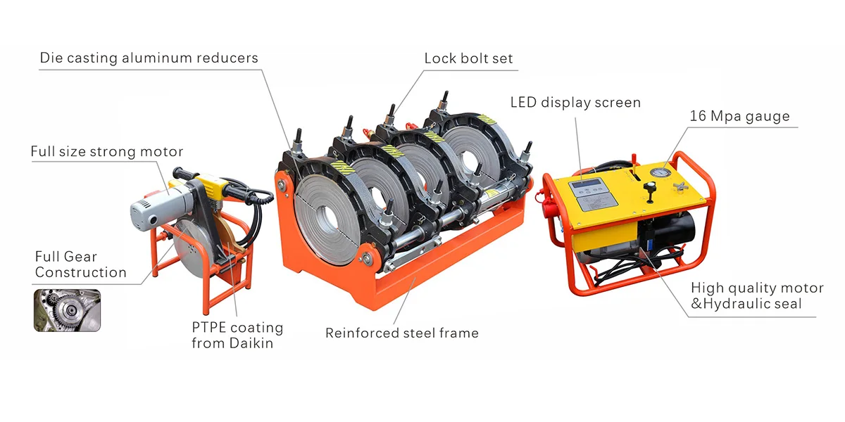 Welping 315B Butt Fusion Machine - Reliable HDPE Welding