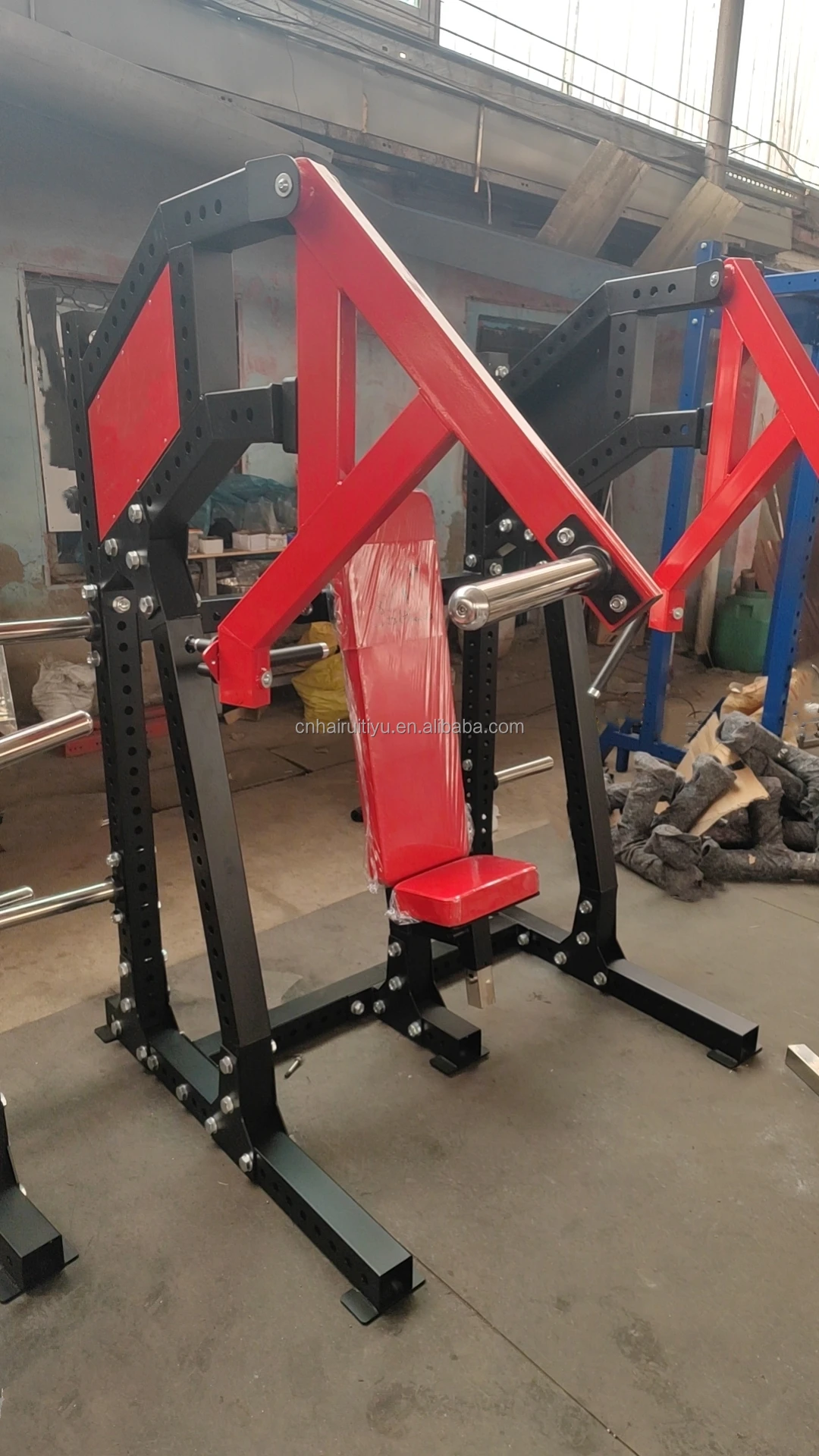 Plate Loaded Seated Bench Press Machine Strength Training/commercial ...