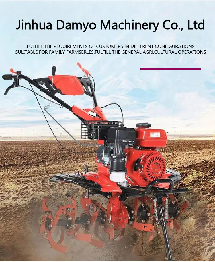 Agricultural Farming Compact Home Use Rotavator Tractor