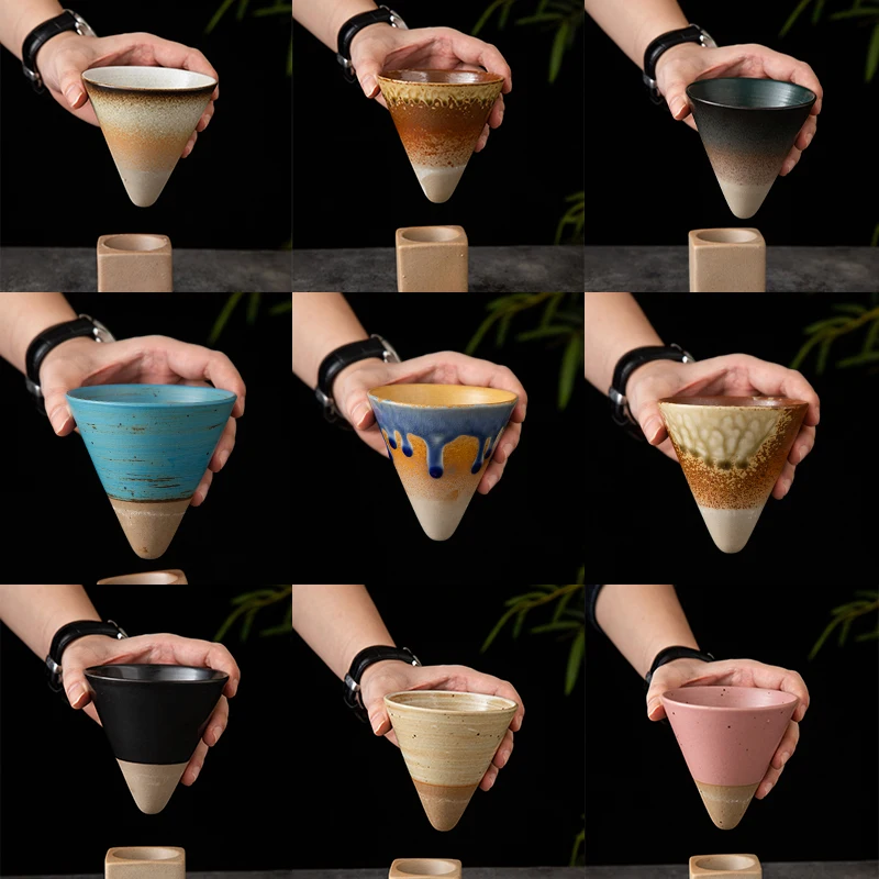 200ml Retro Funnel Cone Shape Vintage Arabic Coffee Cup Cross-border ...