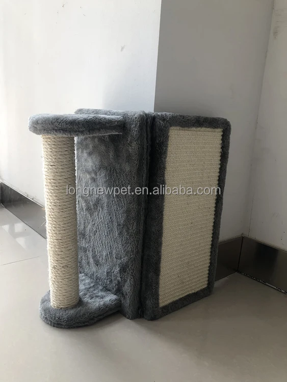 Longnew Pet Corner Cat Scratcher Clombing Tree Wall Mounted Foldable ...