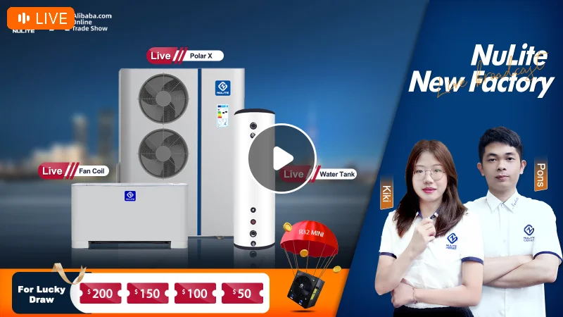 NuLite R32 Polar X Series Inverter Heatpump & Water Tank,FCU Product ...