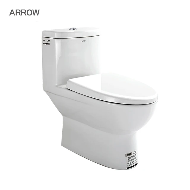 ARROW One Piece S-Trap Toilet - Modern, Efficient, and Durable