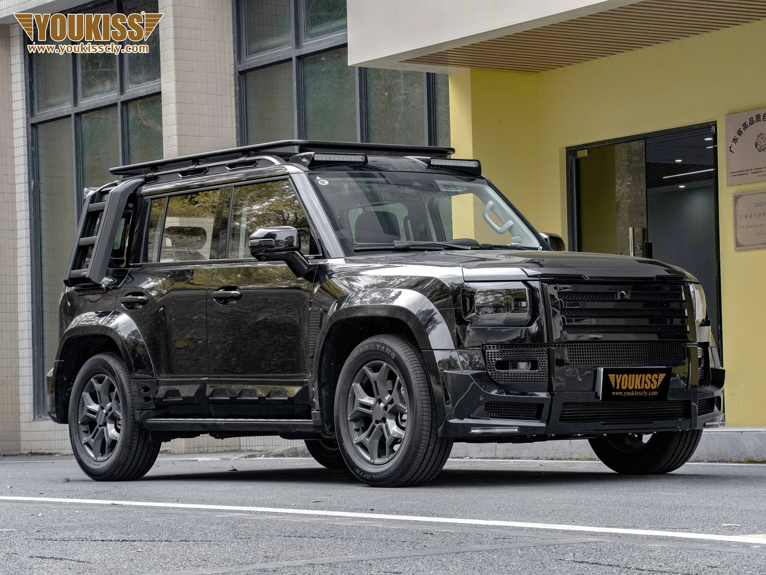 YOUKISS Star Defender Wide Body Kit Tail Lights Hood Bumpers Grille ...