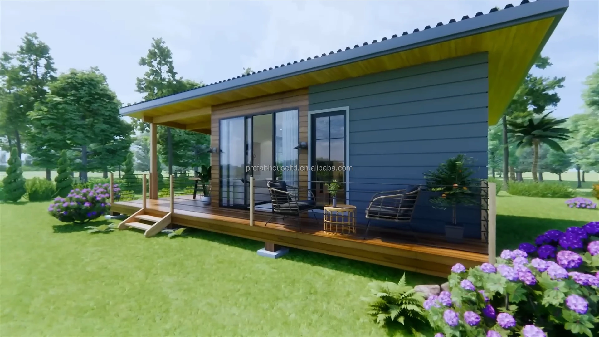 32 Square Meters 2 Bedroom Luxury Prefabricated House