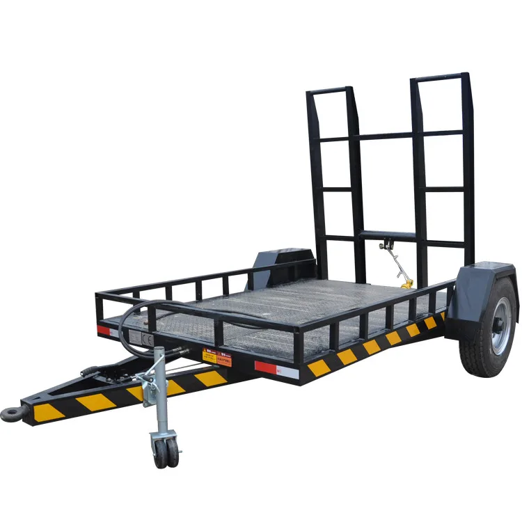 4t 4 Wheel Farm Low Bed Trailer For Transporting Combine Harvester ...