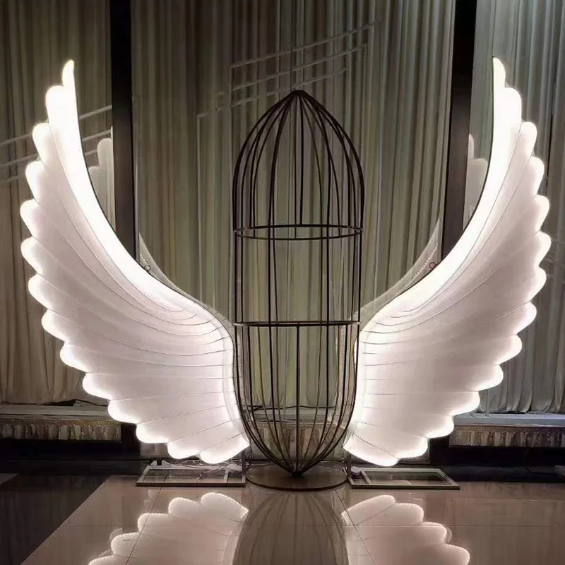 Luminous Angel Wings For Wedding Celebrations And Shopping Mall ...