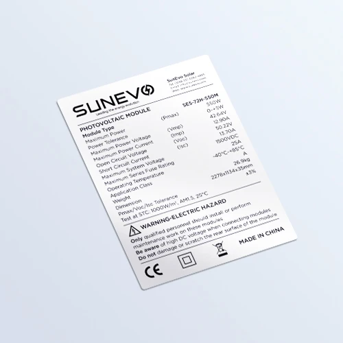 Sunevo 550W Bifacial Solar Panels - Efficient Power Generation