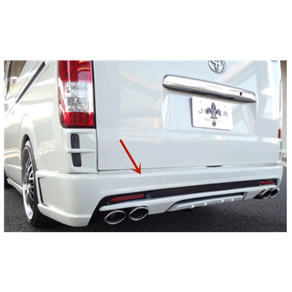 Hiace 2005-2020 Grandia Commuter Quantum Joker Style Rear Bumper Body ...